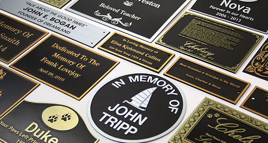 Personalized Deep Etched Memorial Plaques – amemorialplaque.com